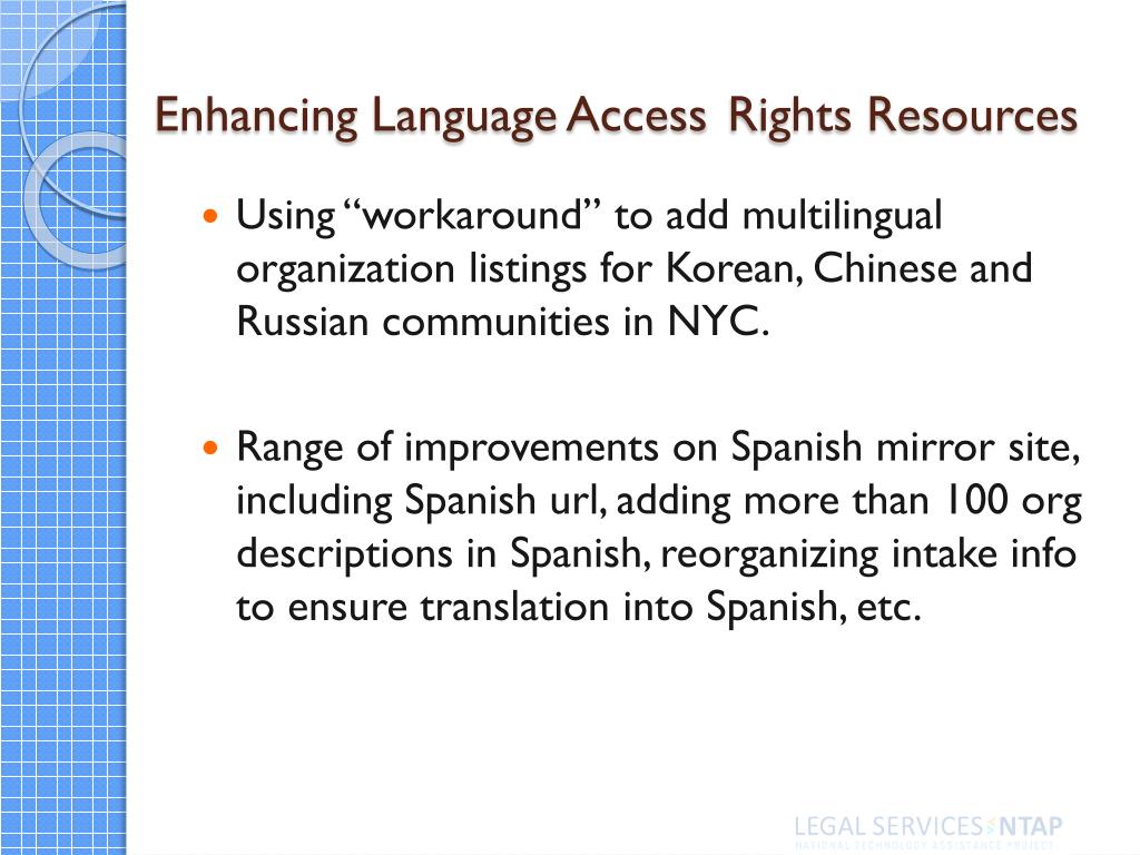 PPT - ED151: Creative Uses of Technology in Legal Aid PowerPoint ...