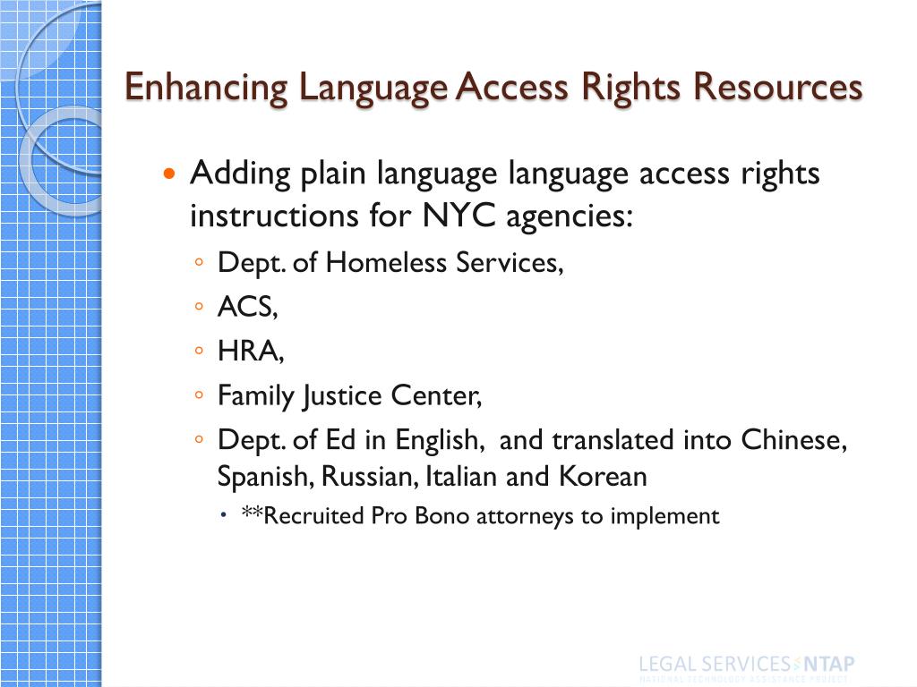 PPT - ED151: Creative Uses of Technology in Legal Aid PowerPoint ...