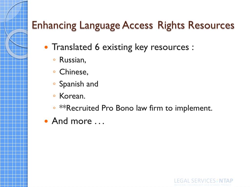 PPT - ED151: Creative Uses of Technology in Legal Aid PowerPoint ...