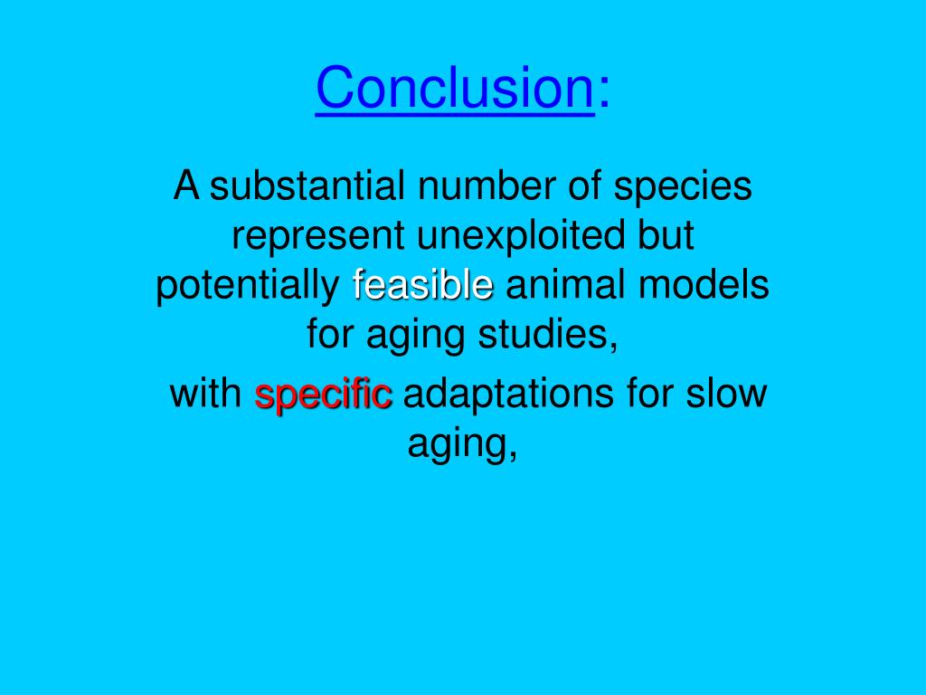 PPT - Naturally Long-lived Animal Models for the Study of Slow Aging ...