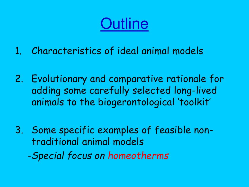 PPT - Naturally Long-lived Animal Models for the Study of Slow Aging ...