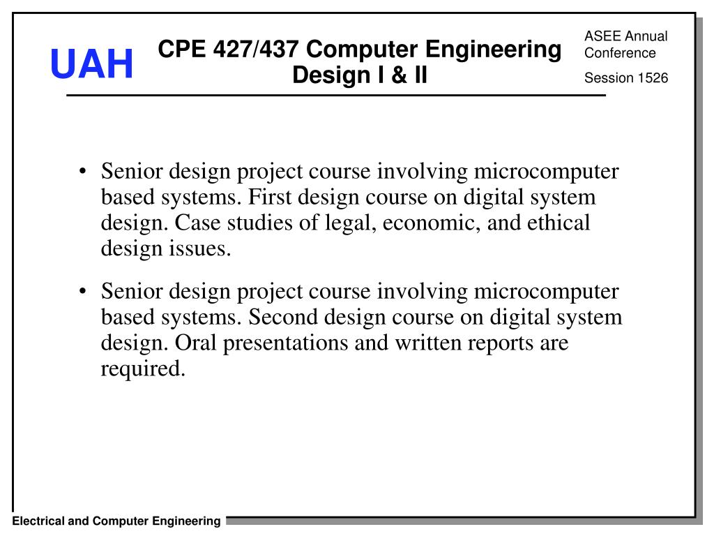 PPT - An Integrated Facility for Rapid Prototyping Rhonda Kay Gaede, B ...