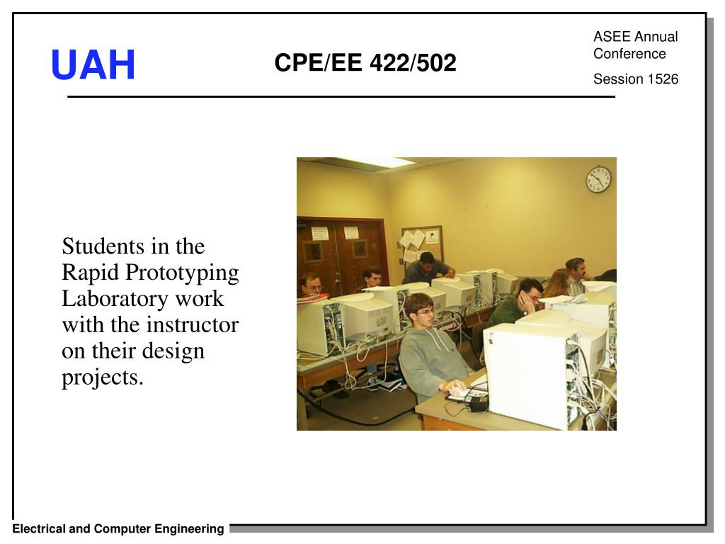 PPT - An Integrated Facility for Rapid Prototyping Rhonda Kay Gaede, B ...