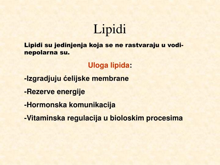 PPT - Lipidi PowerPoint Presentation, free download - ID:3487708