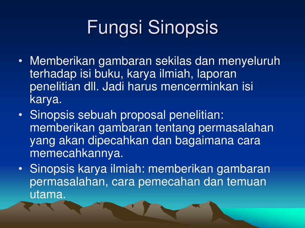 PPT - Teknik Penulisan Artikel Telaah Pustaka & Sinopsis PowerPoint ...