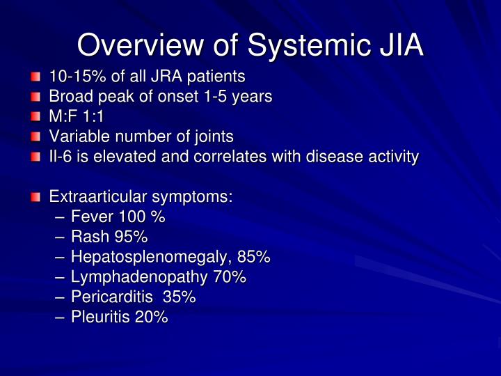 PPT - JIA and Other Rheumatic Diseases in Children PowerPoint ...