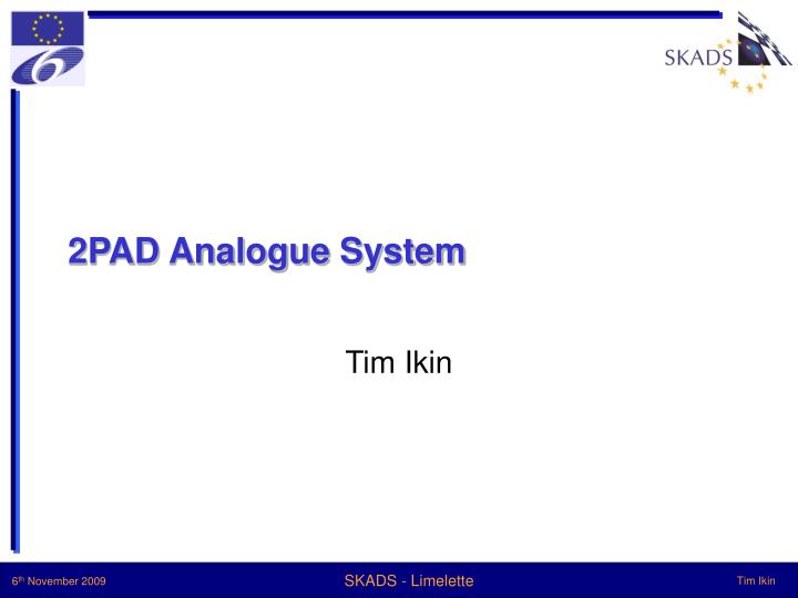 PPT - 2PAD Analogue System PowerPoint Presentation, free download - ID ...