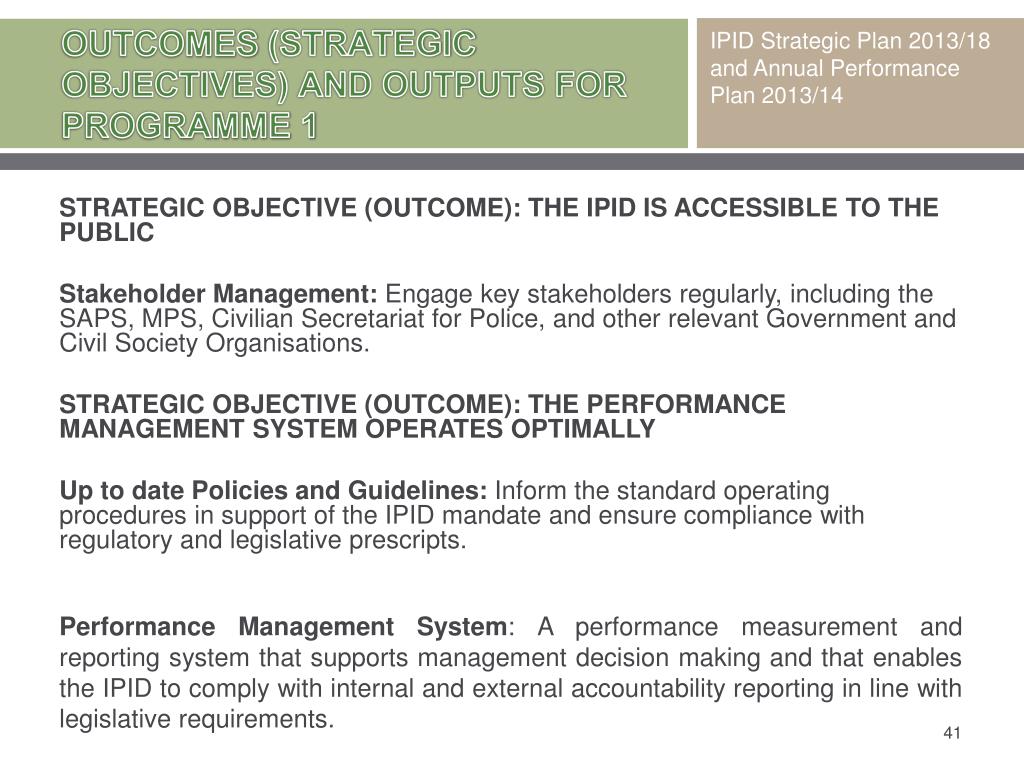 PPT - Independent Police Investigative Directorate (IPID) PowerPoint ...