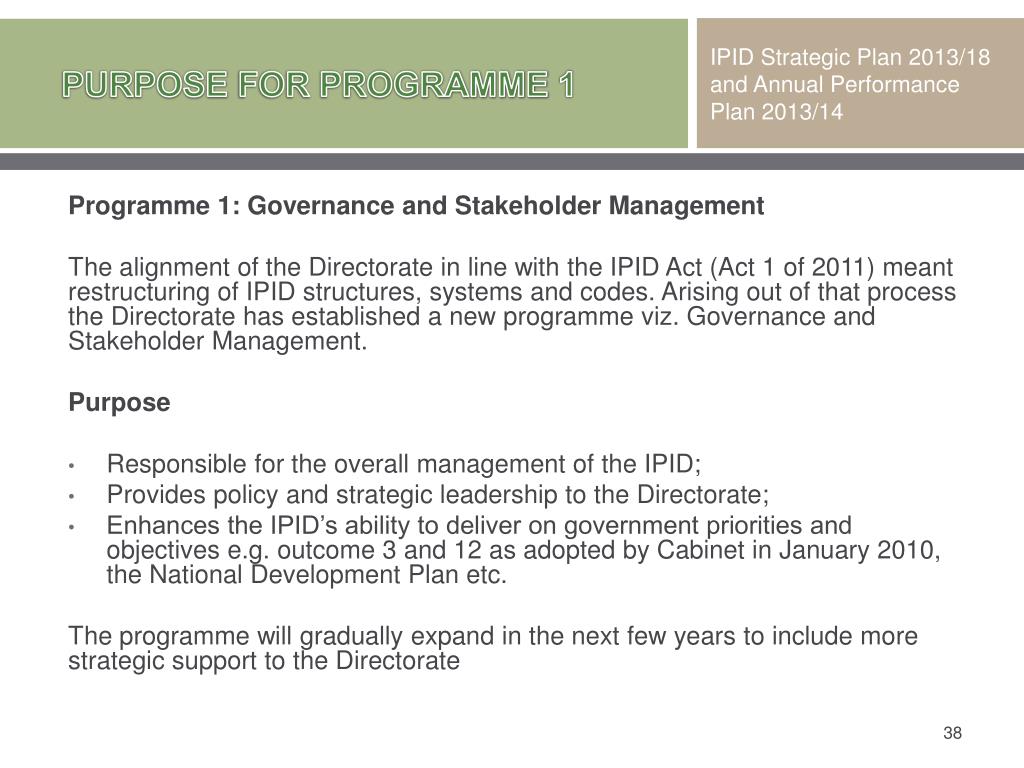 PPT - Independent Police Investigative Directorate (IPID) PowerPoint ...