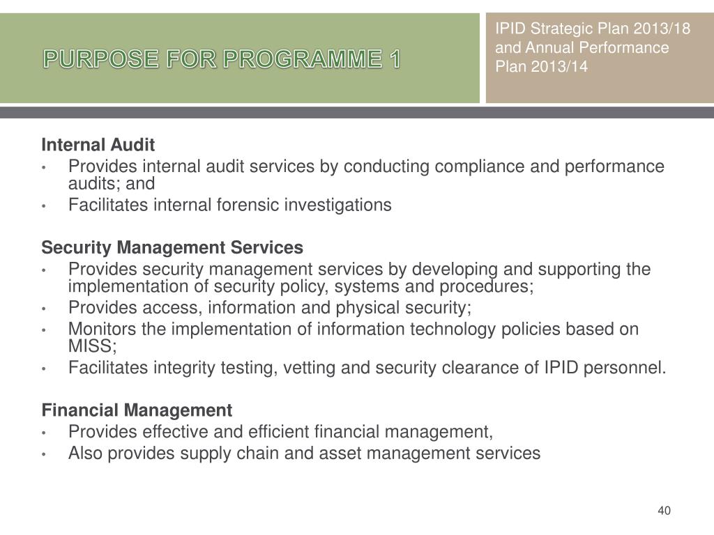 PPT - Independent Police Investigative Directorate (IPID) PowerPoint ...