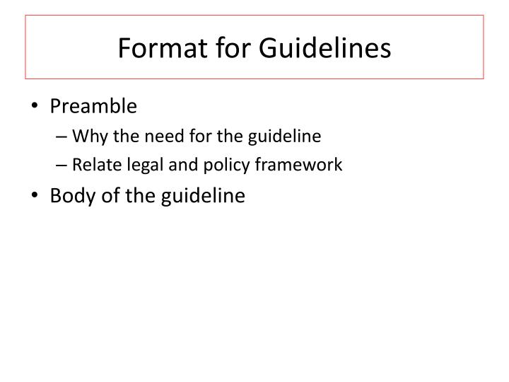 PPT - Format for Guidelines PowerPoint Presentation, free download - ID ...