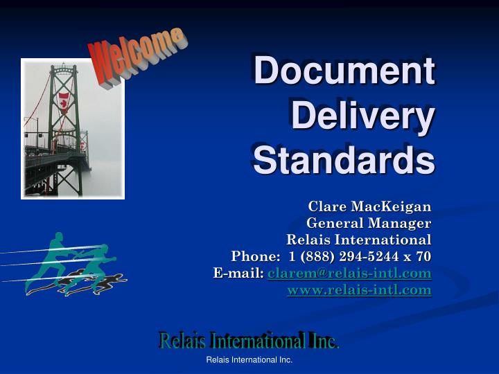 PPT - Document Delivery Standards PowerPoint Presentation, free ...