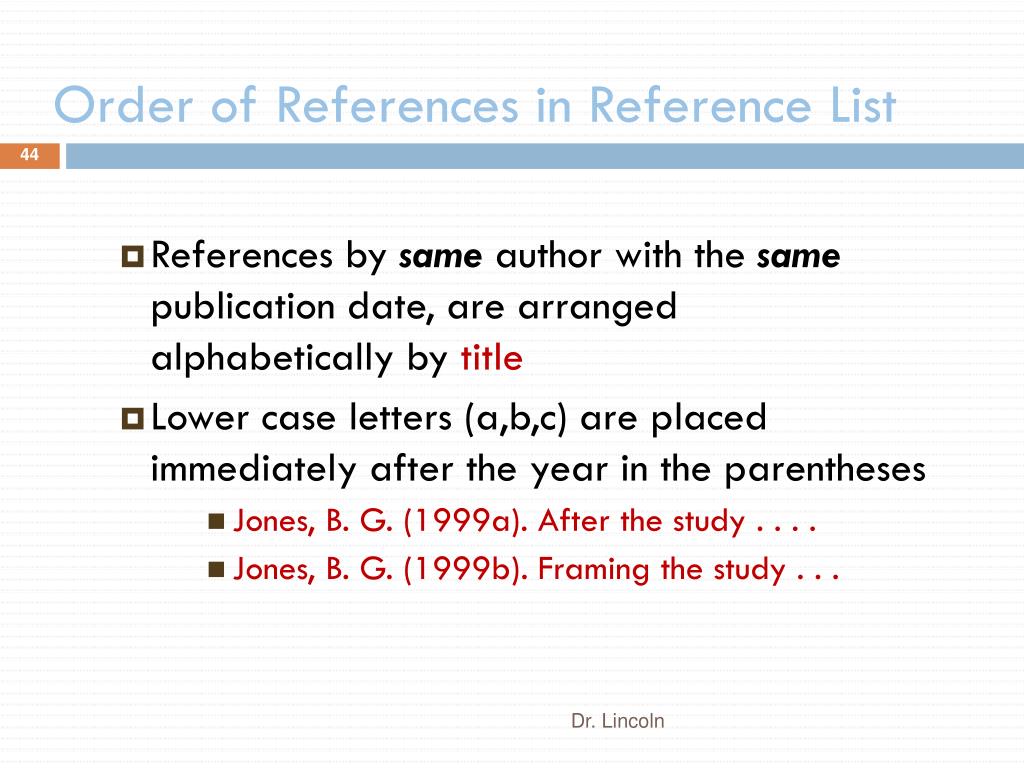 PPT - Format of the American Psychological Association 6 th Edition ...