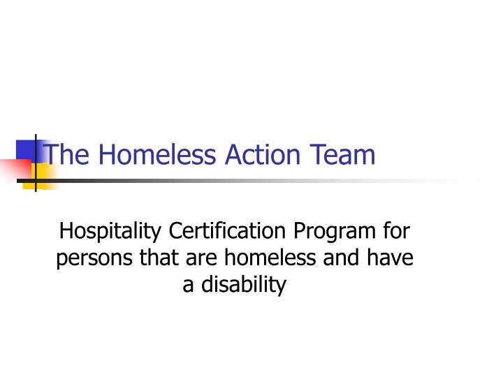 PPT - The Homeless Action Team PowerPoint Presentation, free download ...