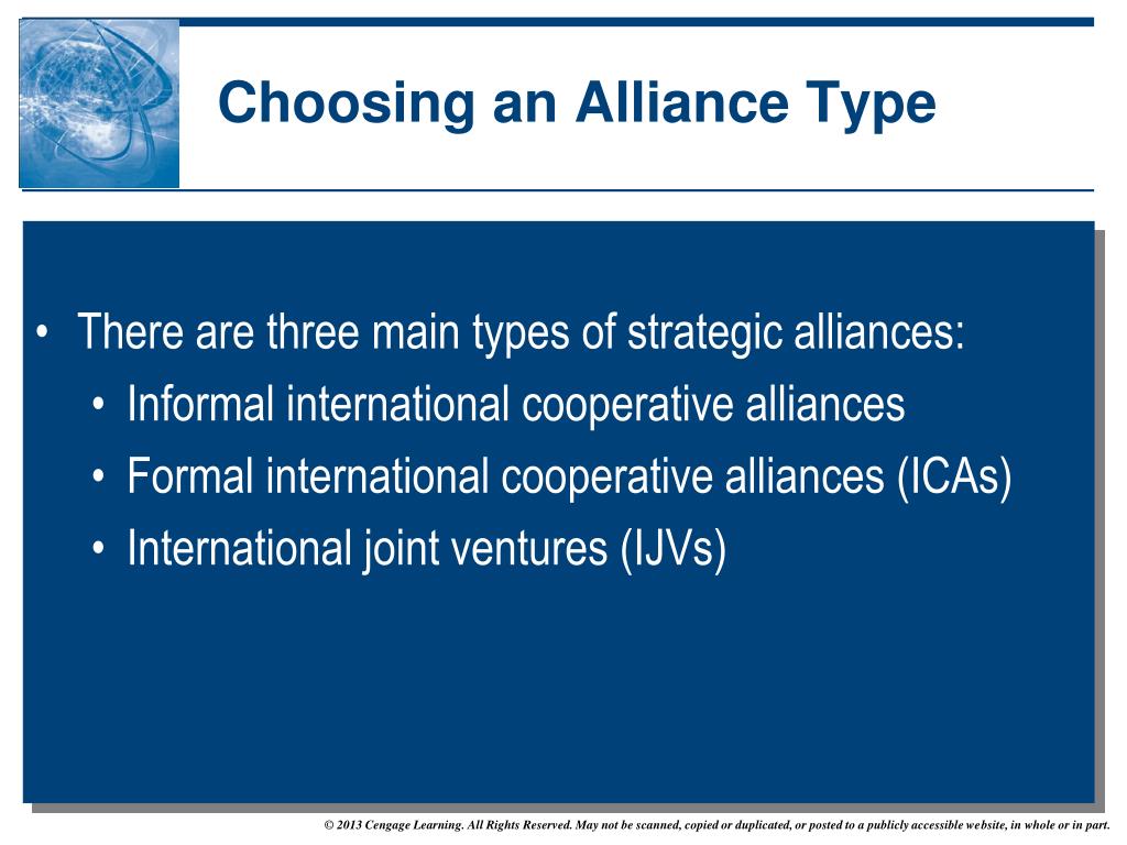PPT - International Strategic Alliances: Design and Management ...