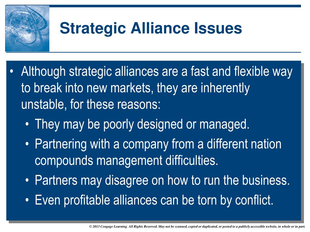 PPT - International Strategic Alliances: Design and Management ...