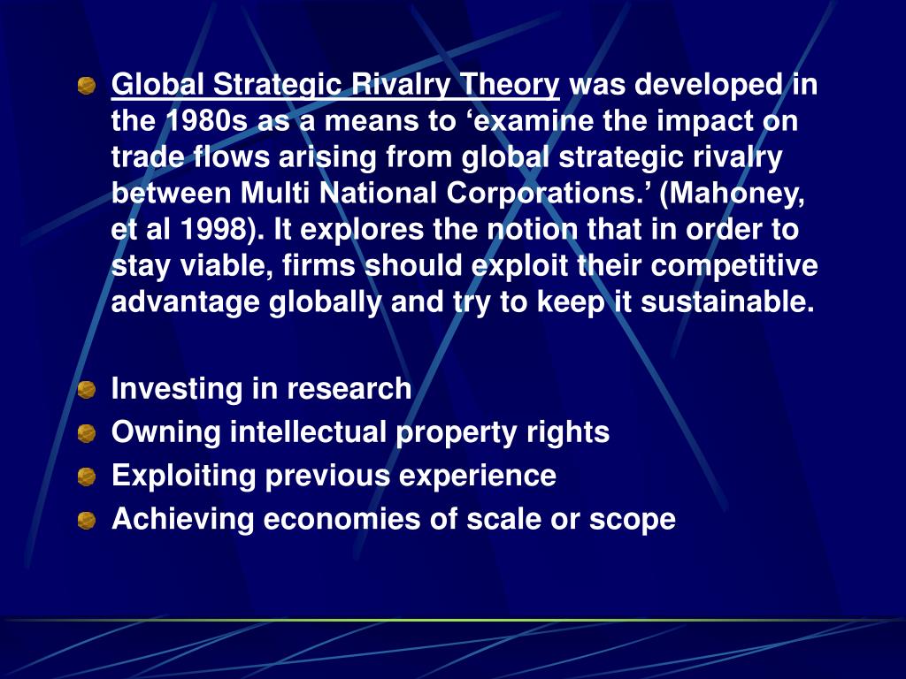 PPT - International Trade and International Economics LECTURE 1 ...