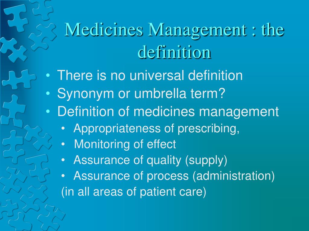 PPT - Medicines management is the pharmacist's role in the future ...