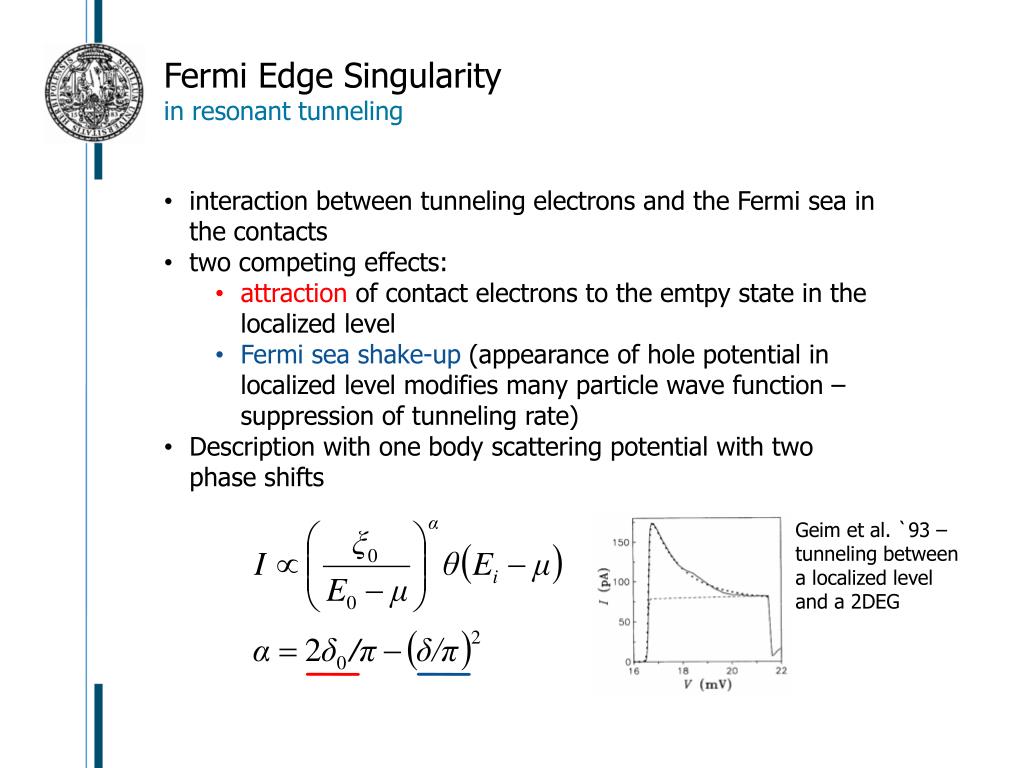 PPT - Fermi-Edge Singularitäten im resonanten Transport durch II-VI ...