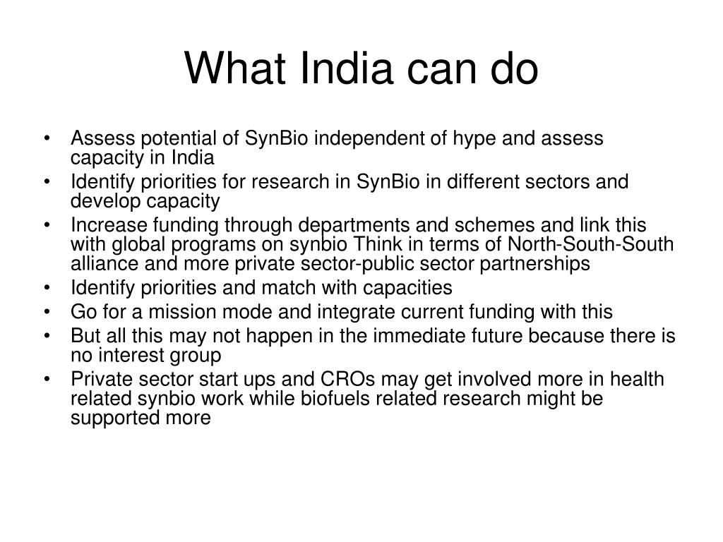 PPT - Ethics in Synthetic Biology in India PowerPoint Presentation ...