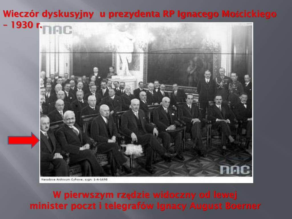 PPT - Zapomniany prezydent IgnacY AUGUST Boerner 1875-1933 PowerPoint ...