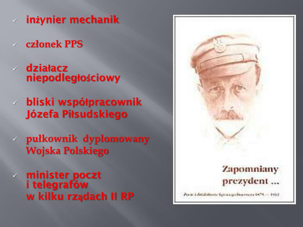 PPT - Zapomniany prezydent IgnacY AUGUST Boerner 1875-1933 PowerPoint ...