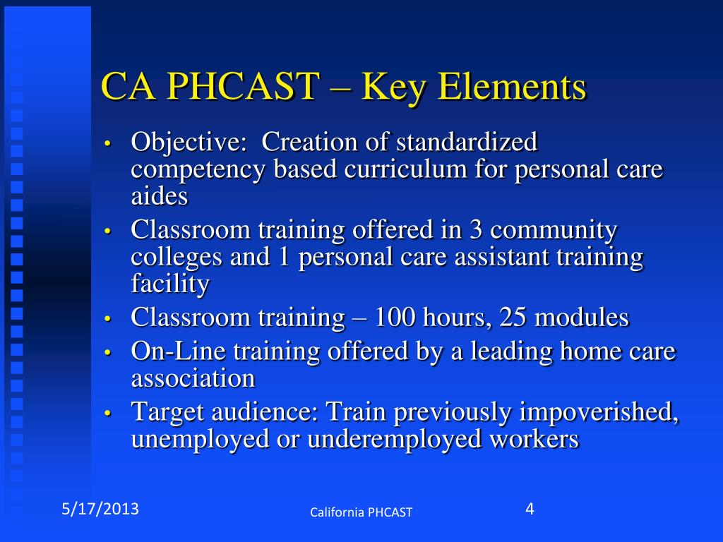 PPT - Affordable Care Act: California Personal and Home Care Aide State ...