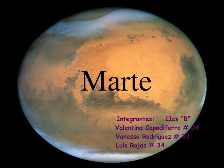 PPT - Marte PowerPoint Presentation, free download - ID:3493772