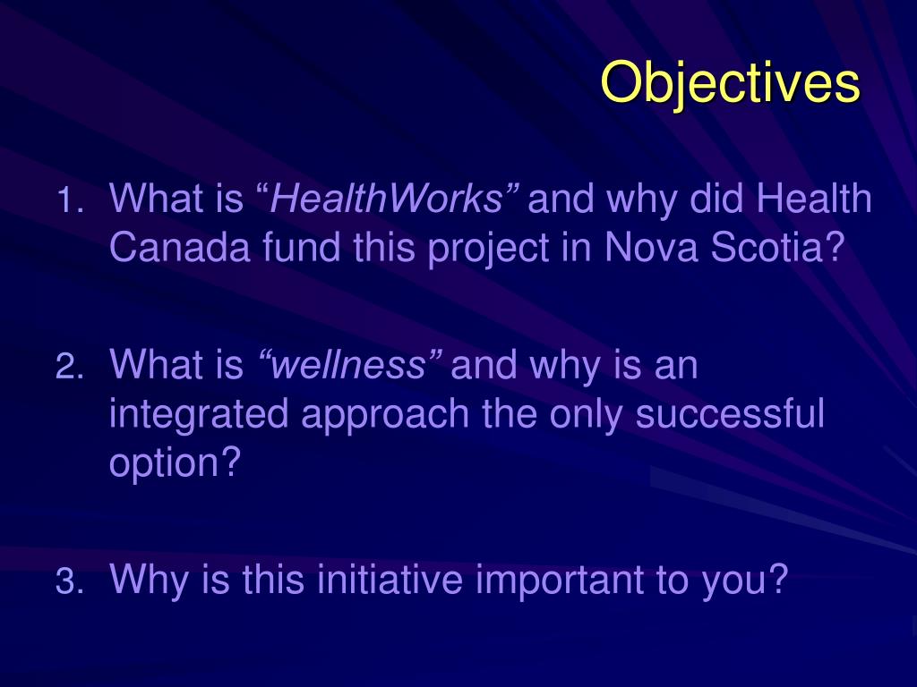 PPT - HealthWorks A National Strategy for Comprehensive Workplace ...