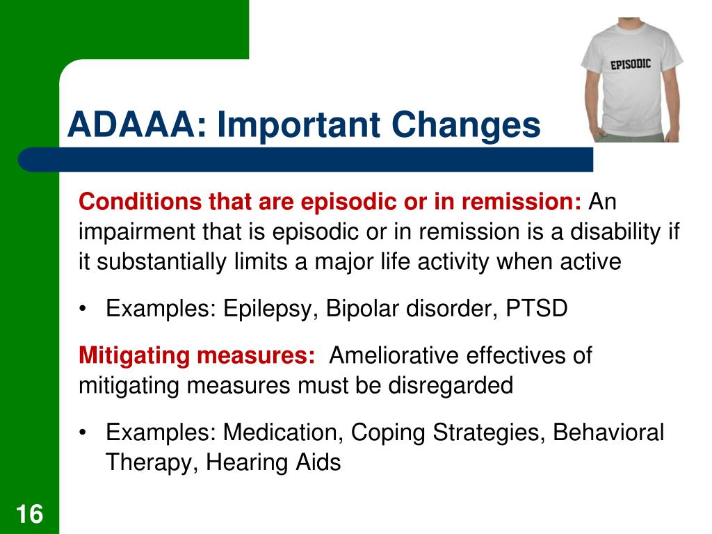 PPT - Employment Rights for Employees and Applicants with Disabilities ...
