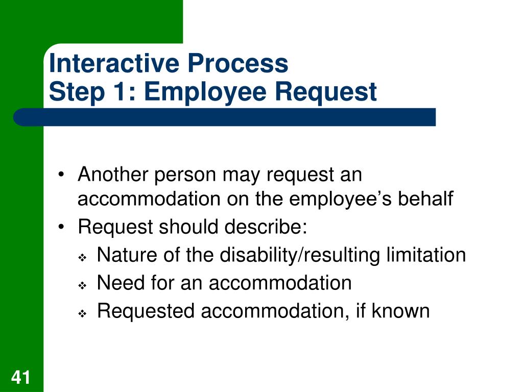 PPT - Employment Rights for Employees and Applicants with Disabilities ...