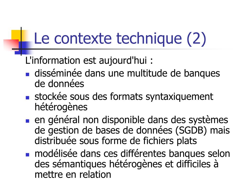 PPT - Banques et bases de données en biologie moléculaire : de la ...