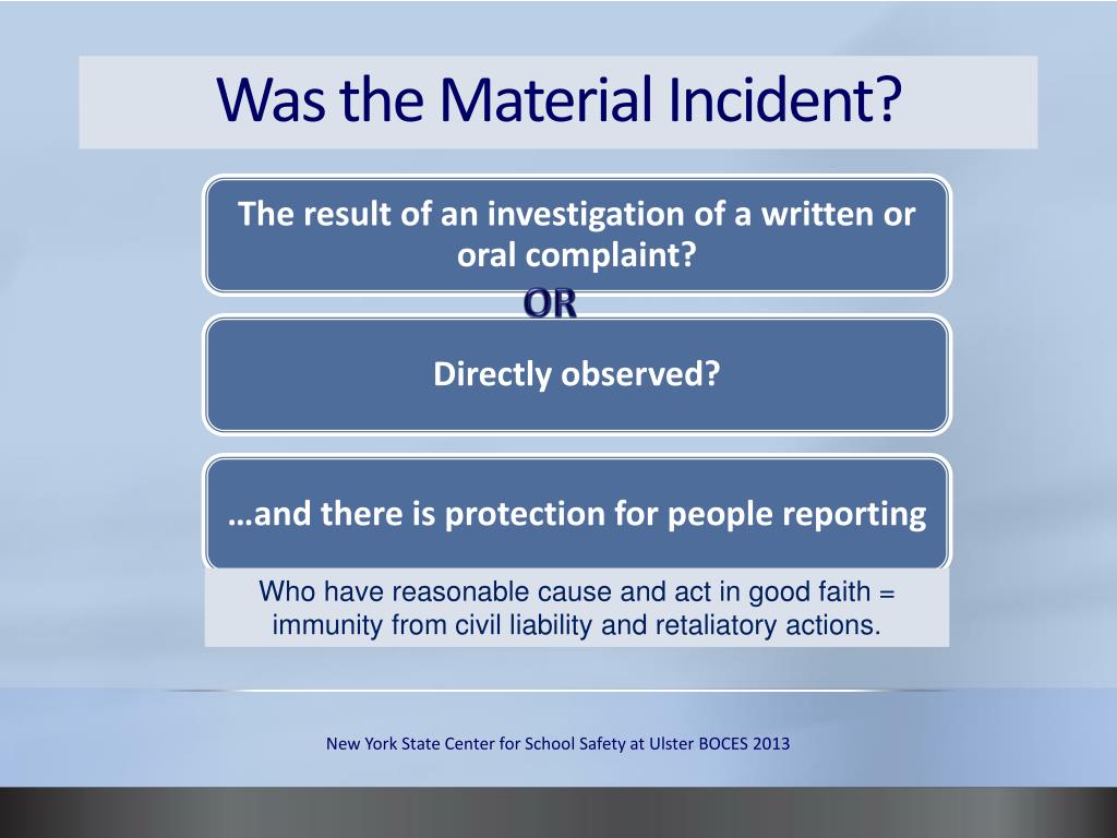 PPT - Reporting of Incidents Concerning School Safety and the ...