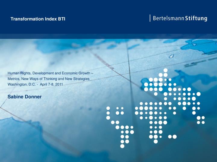 PPT - Transformation Index BTI PowerPoint Presentation, free download ...
