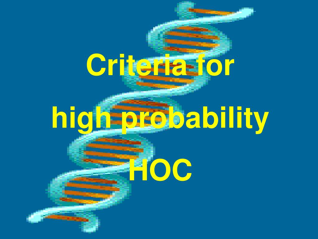 PPT - Hereditary ovarian / breast cancers (HOC /HBOC ) PowerPoint ...