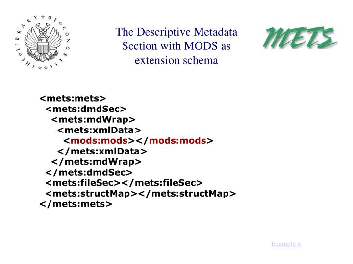 PPT - Creating METS Application Profiles using METS and MODS PowerPoint ...