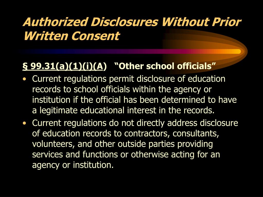 PPT - Family Educational Rights and Privacy Act (FERPA) PowerPoint ...
