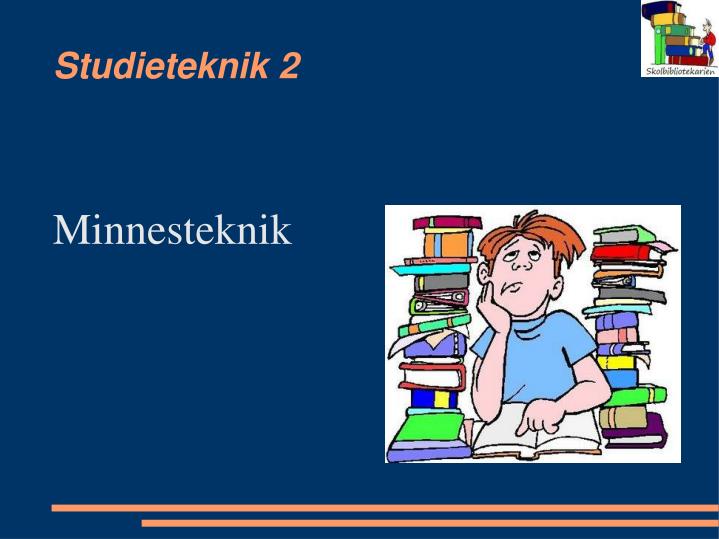 PPT - Studieteknik 2 PowerPoint Presentation, free download - ID:3496807