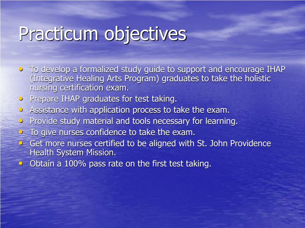 PPT - Holistic Nursing Certification Exam Study Guide Development for ...