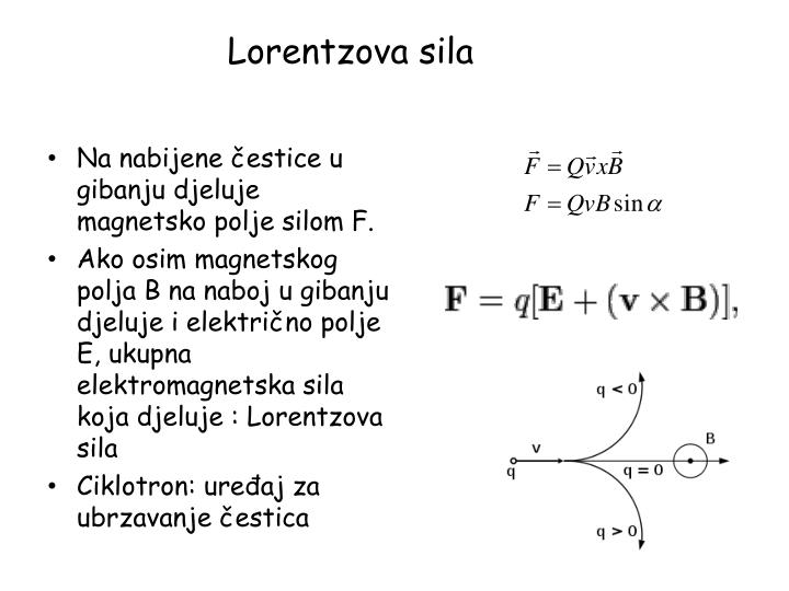 PPT - Magnetsko polje i magnetska sila PowerPoint Presentation - ID:3497226