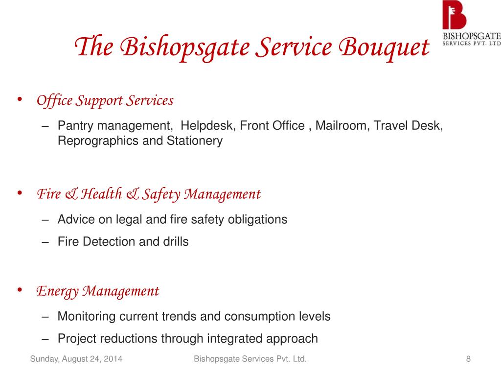 PPT - BISHOPSGATE SERVICES PVT. LTD - Competency Profile PowerPoint Presentation - ID:3497852
