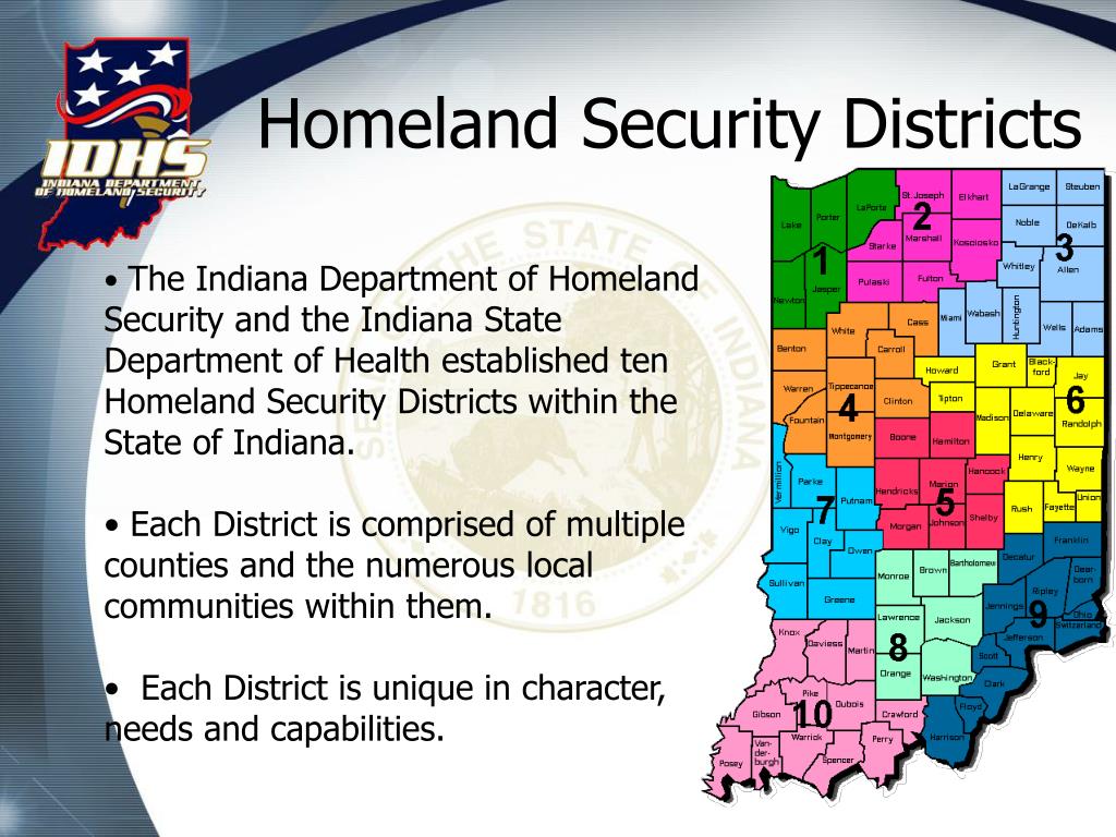 PPT - INDIANA DEPARTMENT OF HOMELAND SECURITY Joseph E. Wainscott, Jr ...