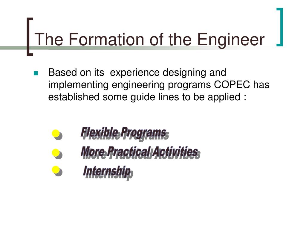 PPT - The Formation of Engineers seen by the Great International ...