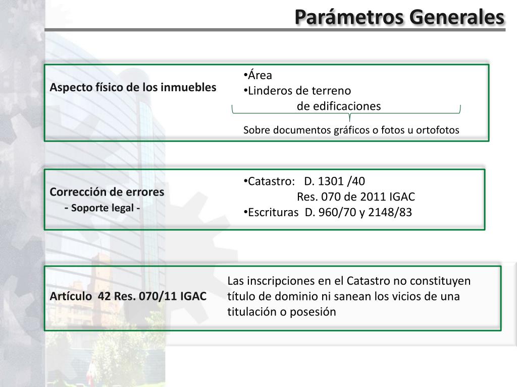 PPT - Instrucción Administrativa No. 001 IGAC 11 SNR Mayo 20 de 2010 ...