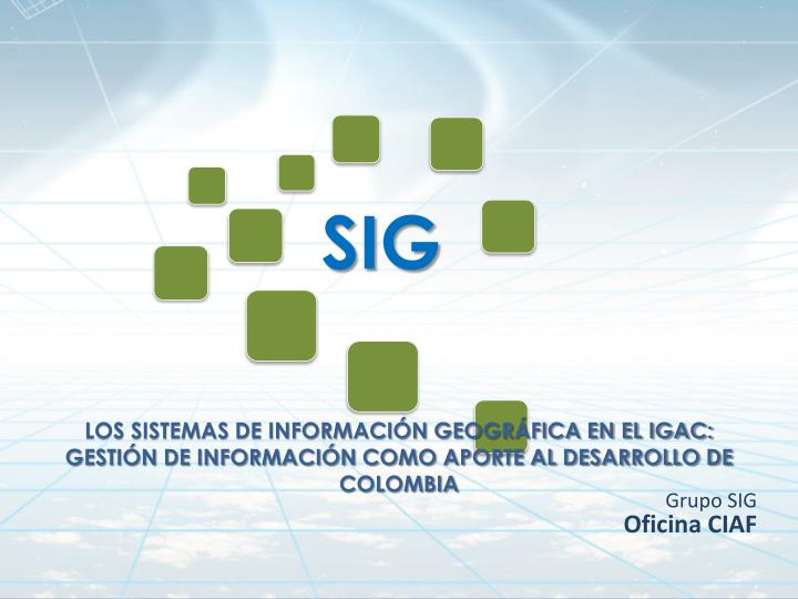 PPT - SIG PowerPoint Presentation, free download - ID:3498968