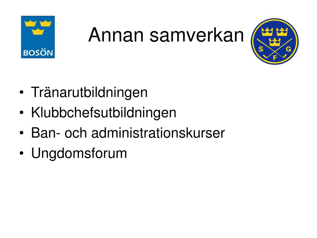 PPT - Du befinner dig nu på en samverkansaktivitet med Bosön ...