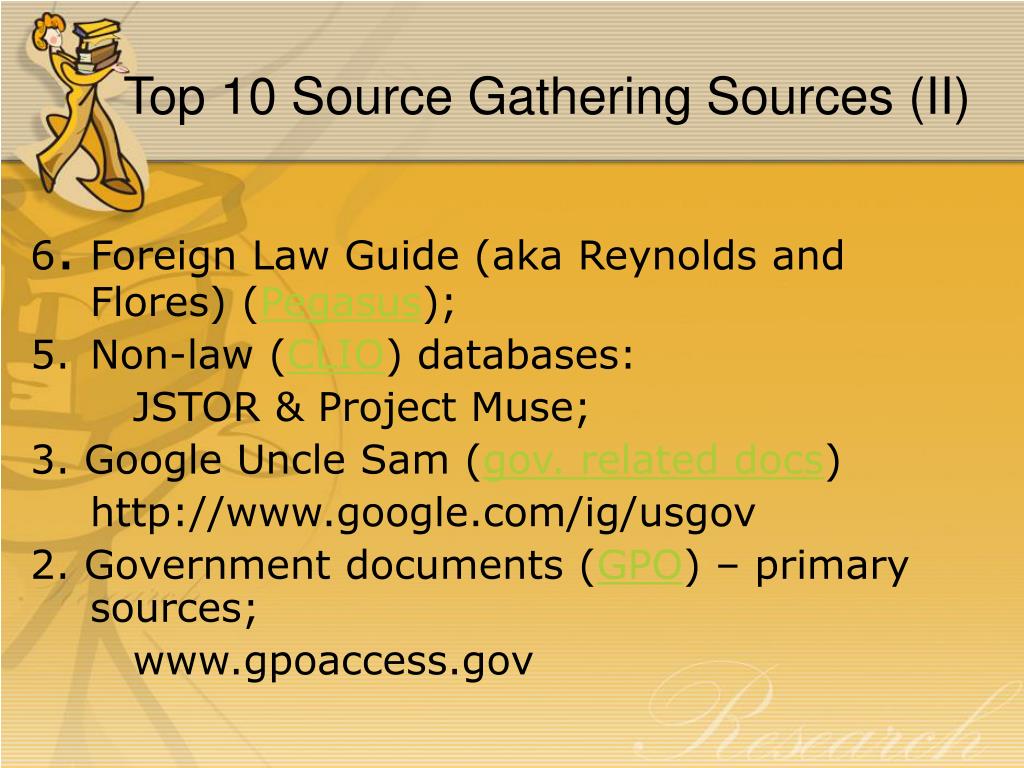 PPT - Rightslink: Research Tips: Domestic and International Law ...
