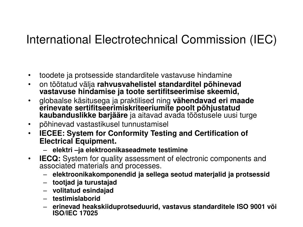 PPT - Sidetehnilised standardid IRO01110 III osa Rahvusvaheline ...
