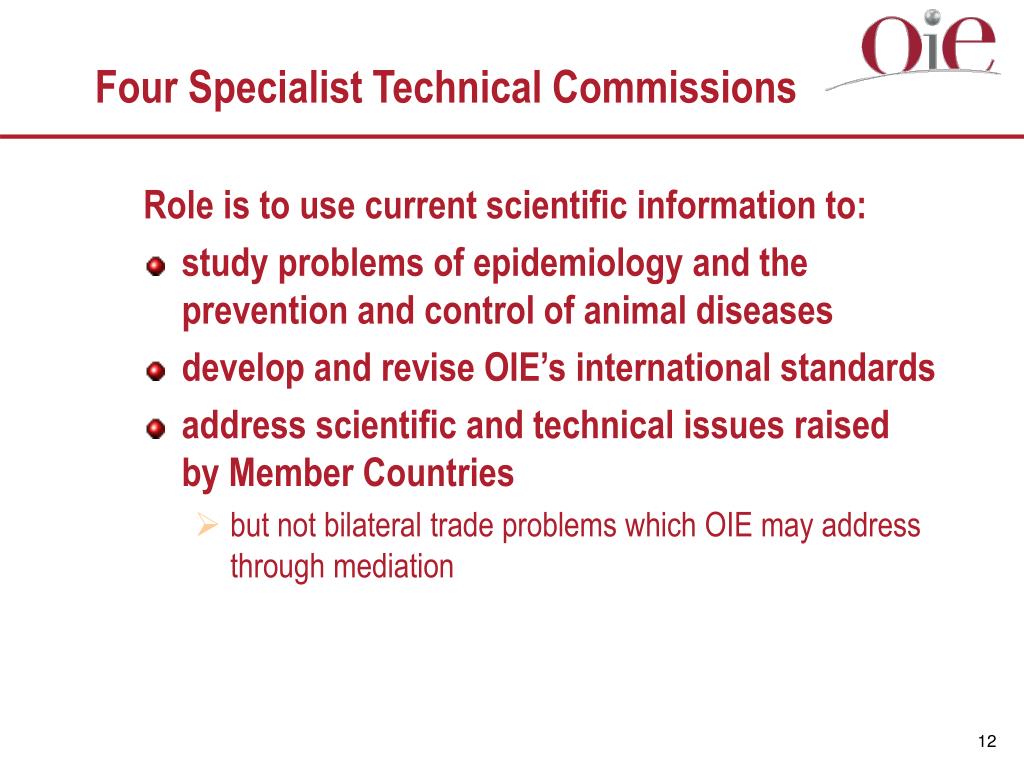 PPT - WORLD ORGANISATION FOR ANIMAL HEALTH (OIE) PowerPoint ...