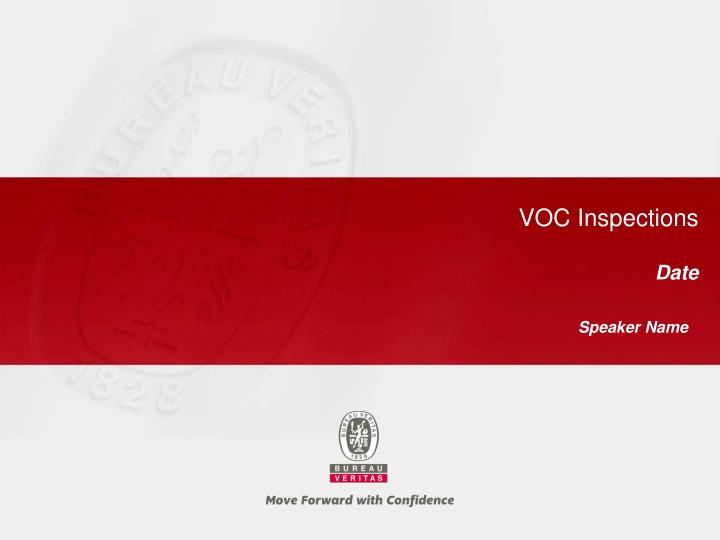 PPT - VOC Inspections PowerPoint Presentation, free download - ID:3500486